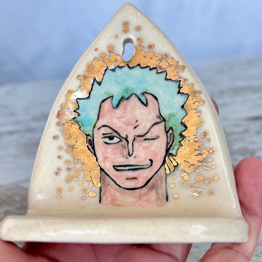 RORONOA ZORO Ceramic Shelf // One Piece Anime Shelf for Miniatures ...