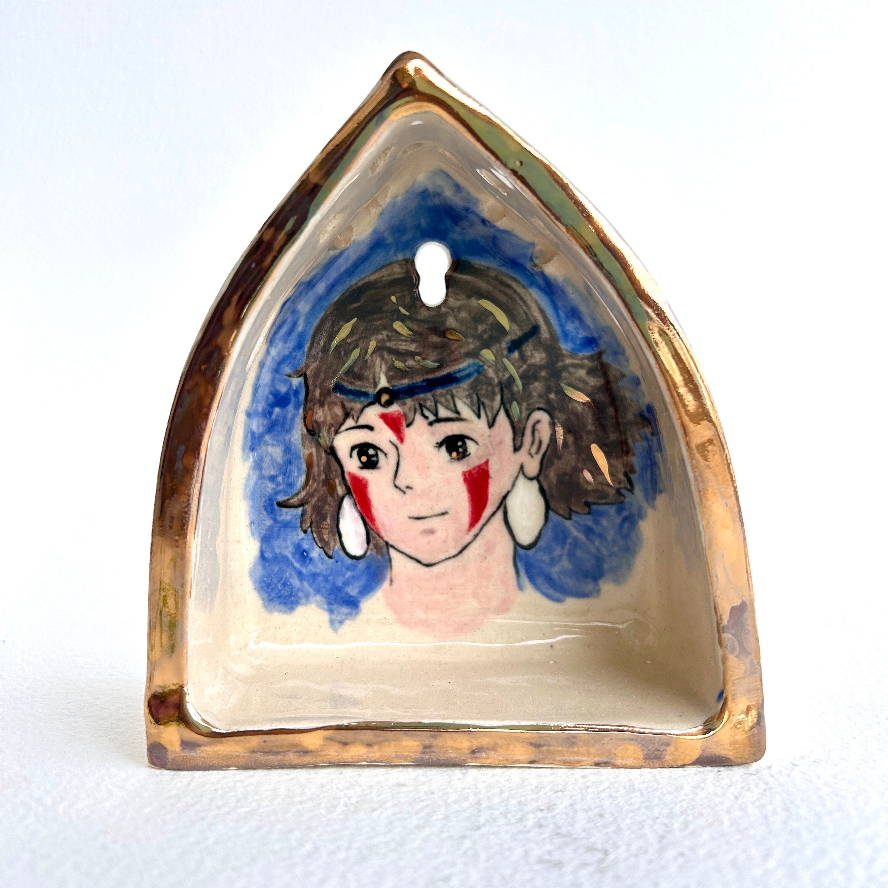 PRINCESS MONONOKE Shelf / Ceramic Wall Shelf for Decor / Display ...
