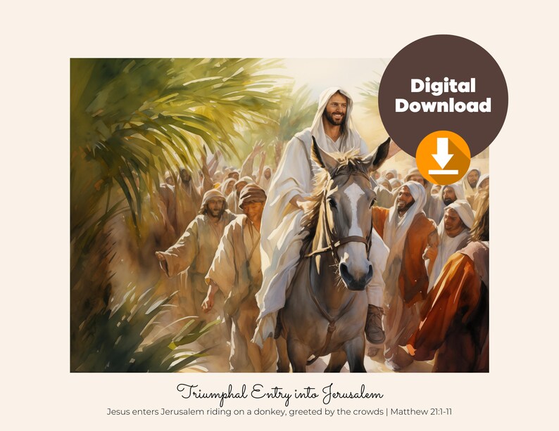 Scenes of the Life of Jesus Christ, 20 Original Pictures in Watercolor ...