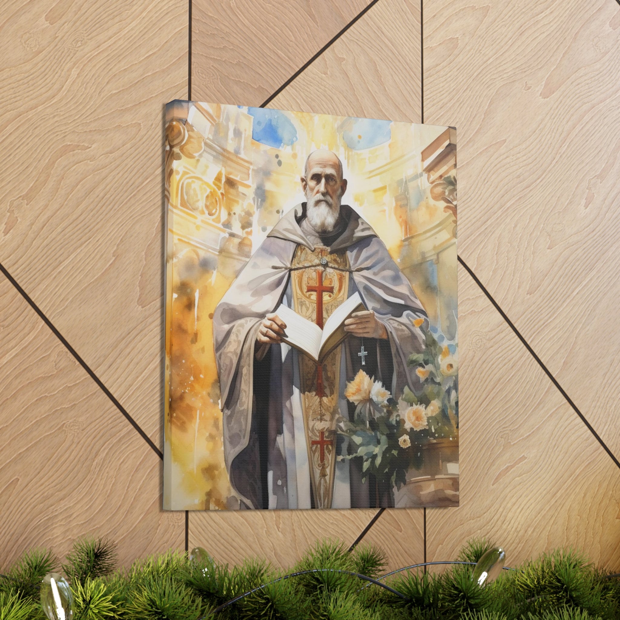 Saint Augustine of Hippo Canvas, Wall Art, Religious Gift, Blessed ...