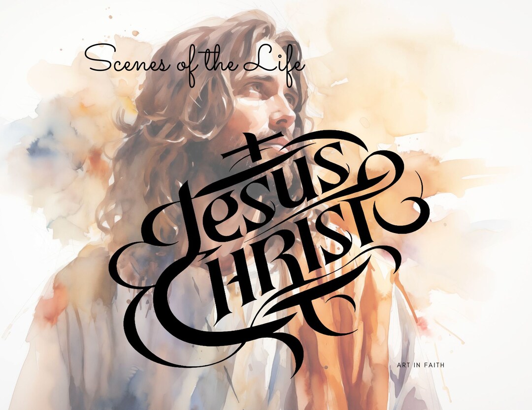 Scenes of the Life of Jesus Christ, 20 Original Pictures in Watercolor ...