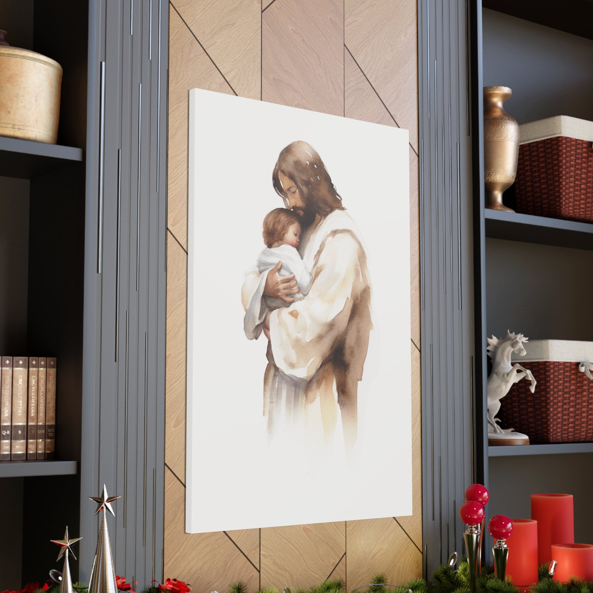 Jesus Holding Baby, Christ Art, Picture, Canvas Art, Lord, Focus ...