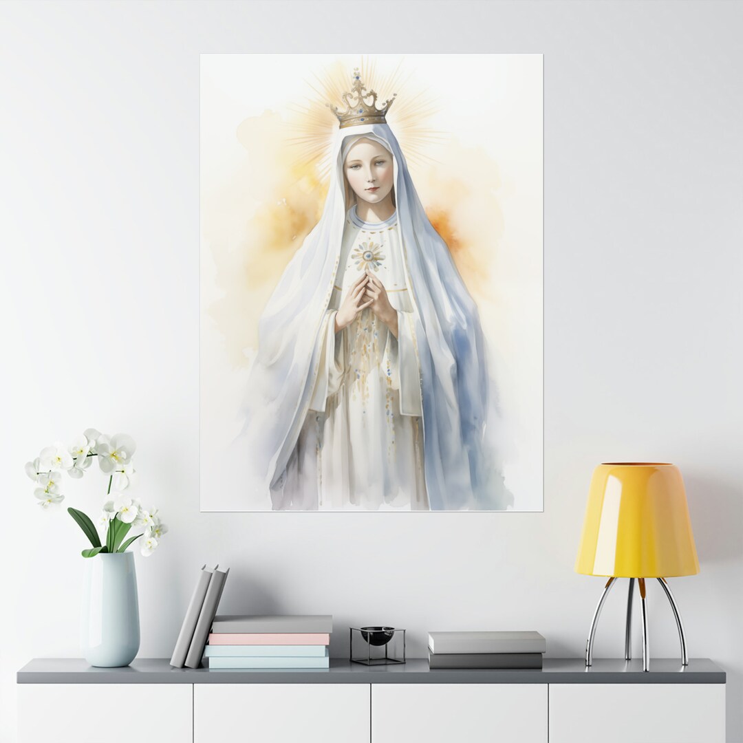 Our Lady of Fatima Matte Vertical Posters - Etsy