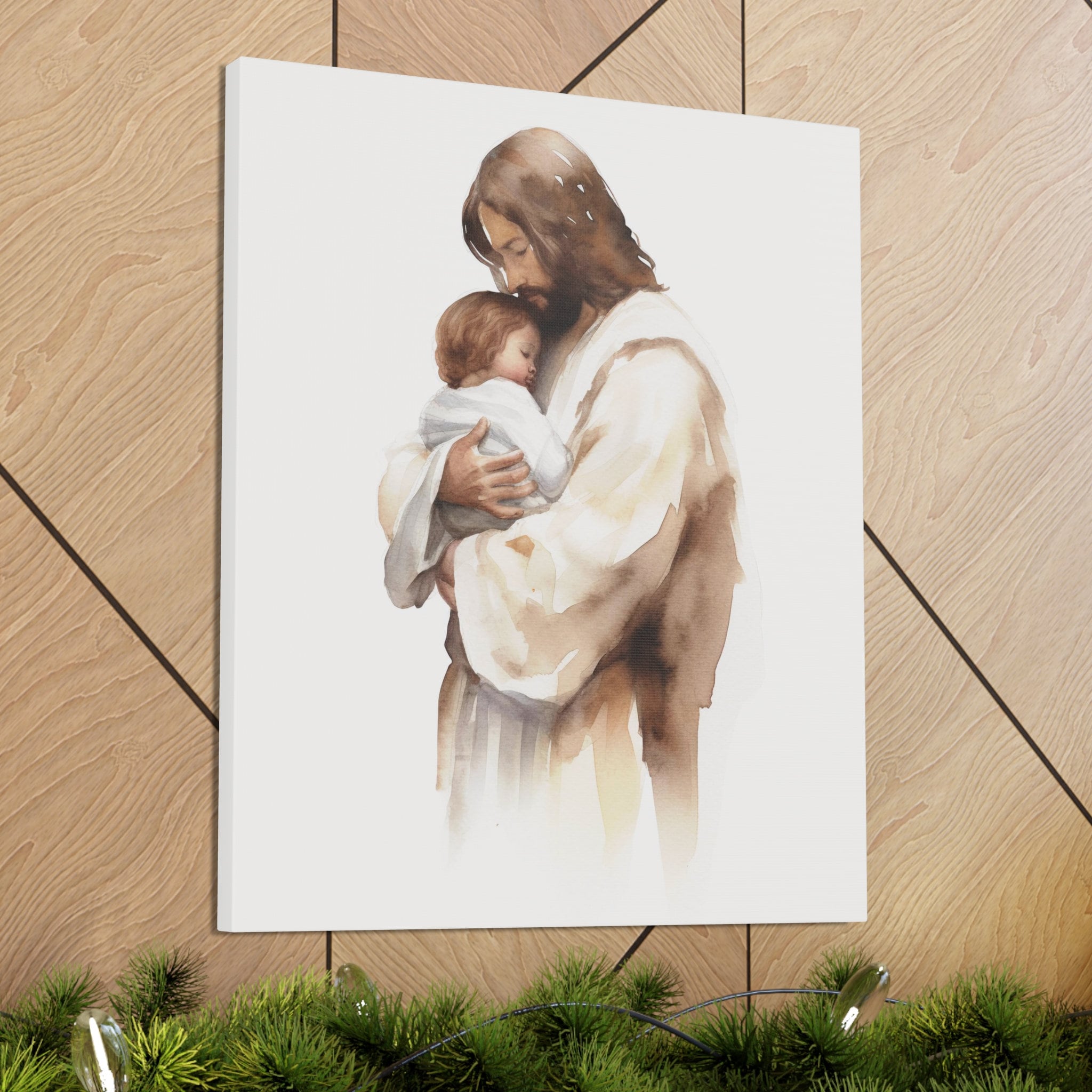 Jesus Holding Baby, Christ Art, Picture, Canvas Art, Lord, Focus ...