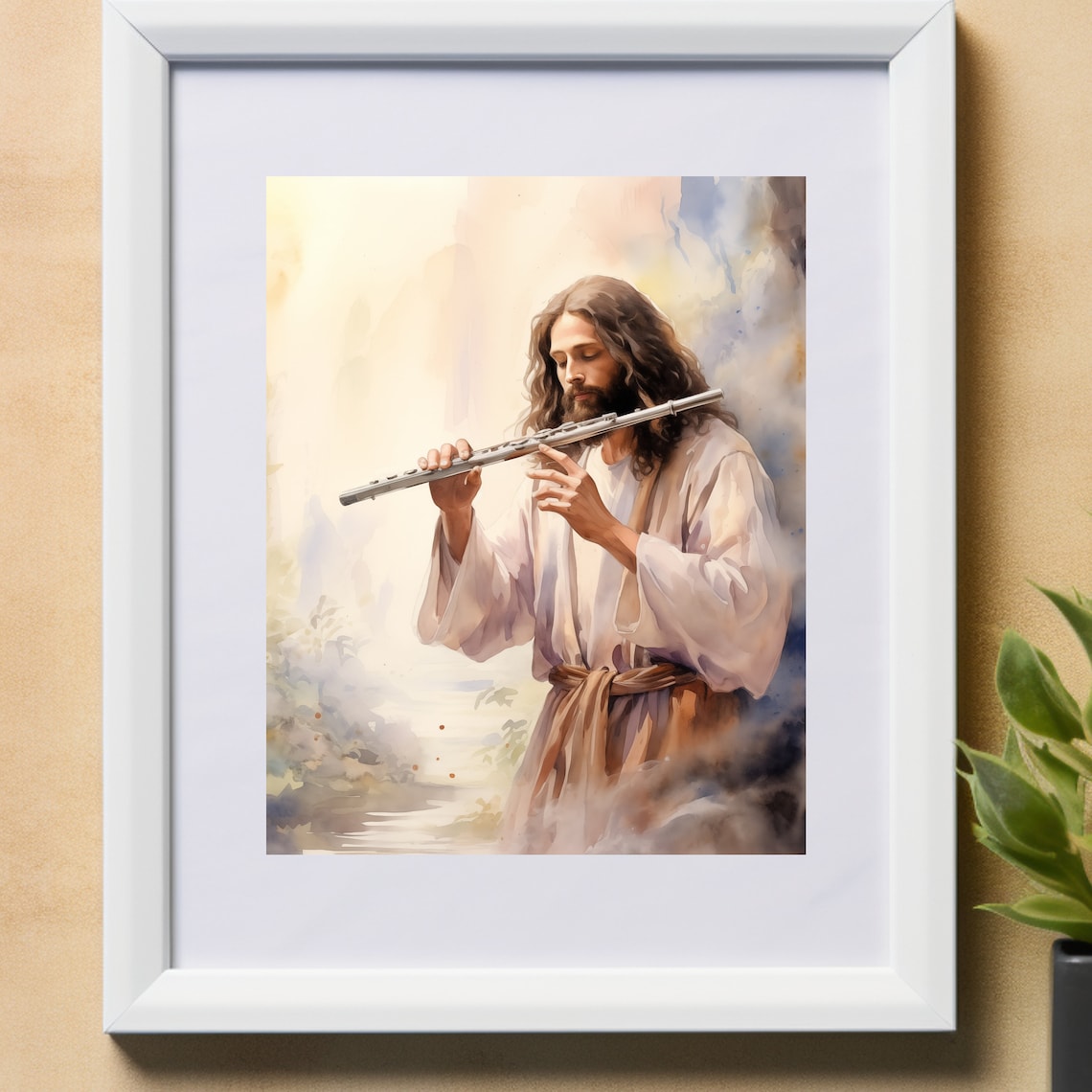 Jesus Playing Musical Instruments, 12 Different Images of Christian ...