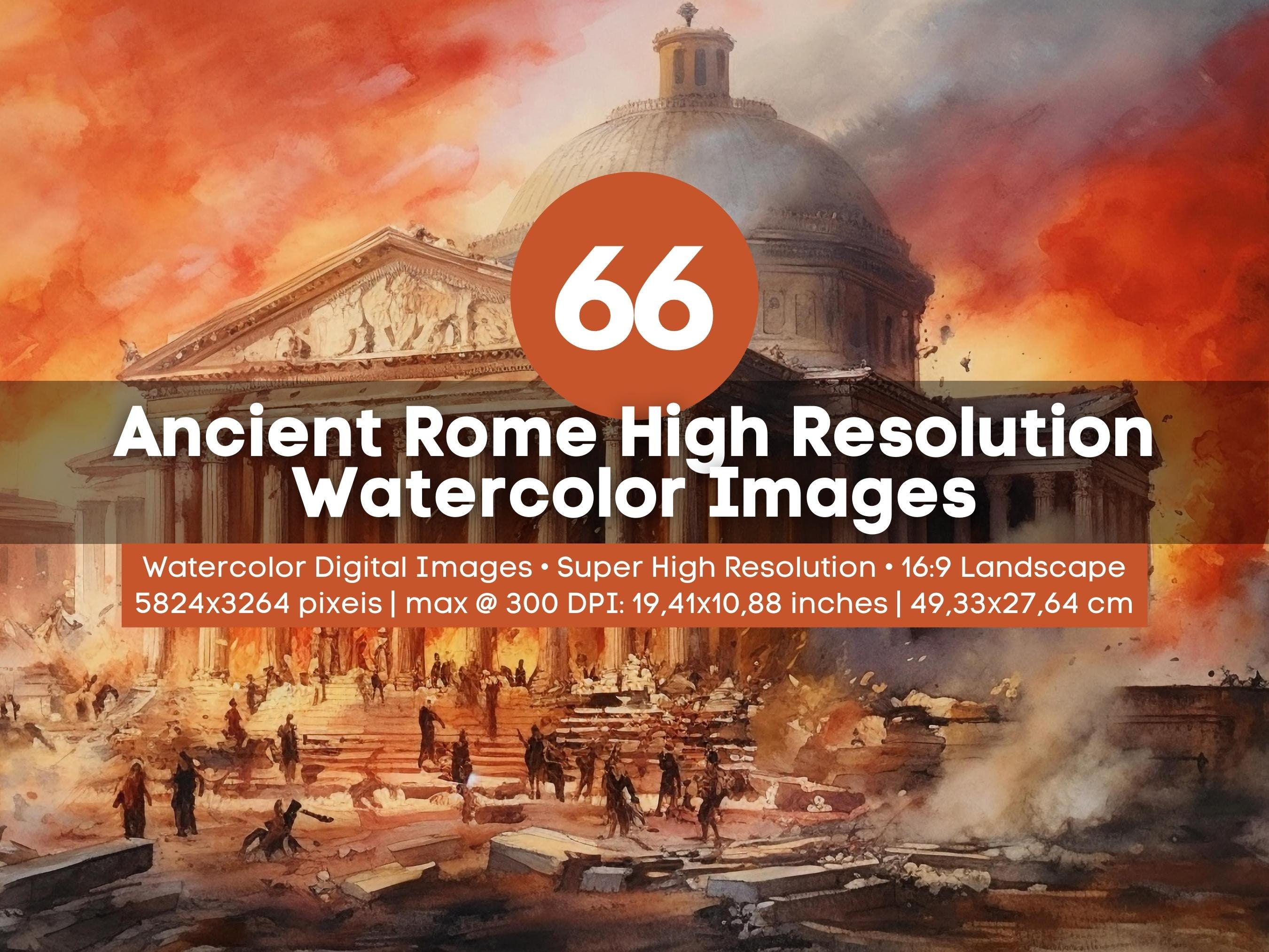 Ancient Rome High Resolution Set of 66 Unique Designs High-resolution ...