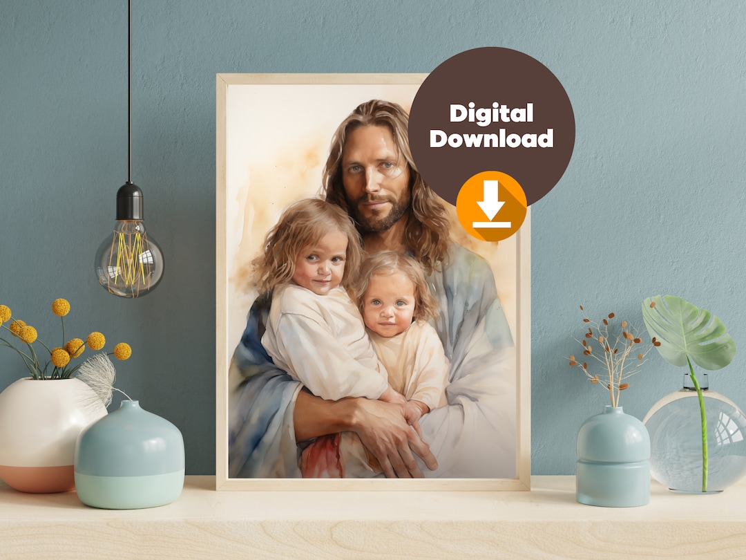 Jesus Holding Twins, Boys Girls Jesus Holding Miscarry Baby Boy Baby ...