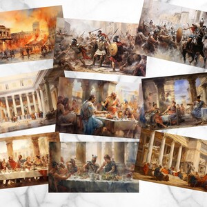 Ancient Rome High Resolution Set of 66 Unique Designs High-resolution ...