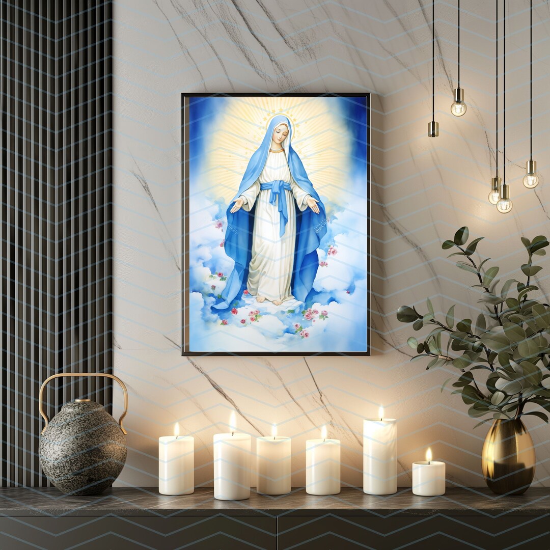 Our Lady of the Immaculate Conception Digital Painting | Devotion | Art ...