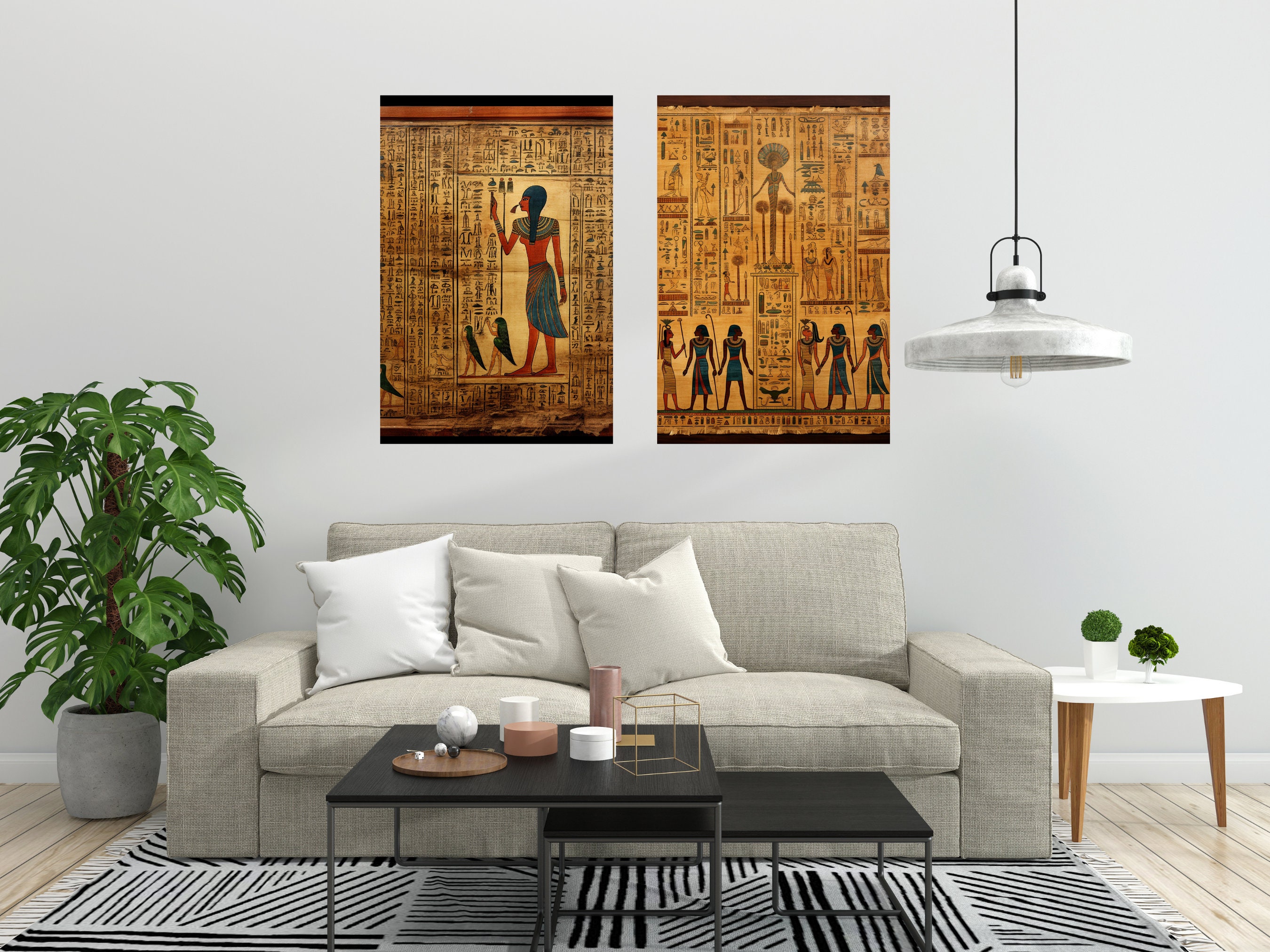 Egyptian Papyrus Set of 10, Ancient Scrolls 4:3, Egypt Photo Booth ...