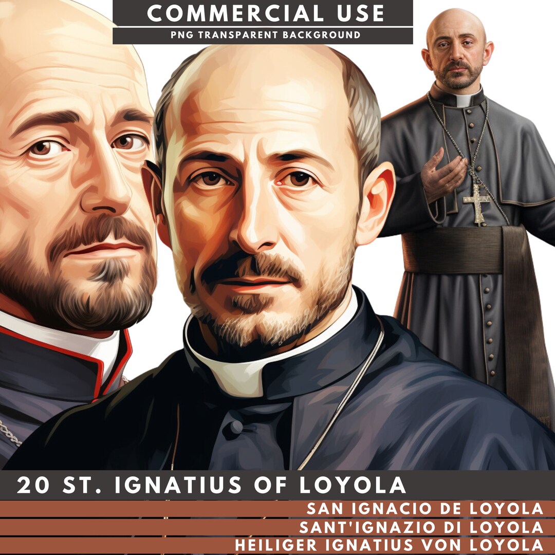 Saint Ignatius of Loyola Portraits, 20 PNG Transparent Background Saint ...