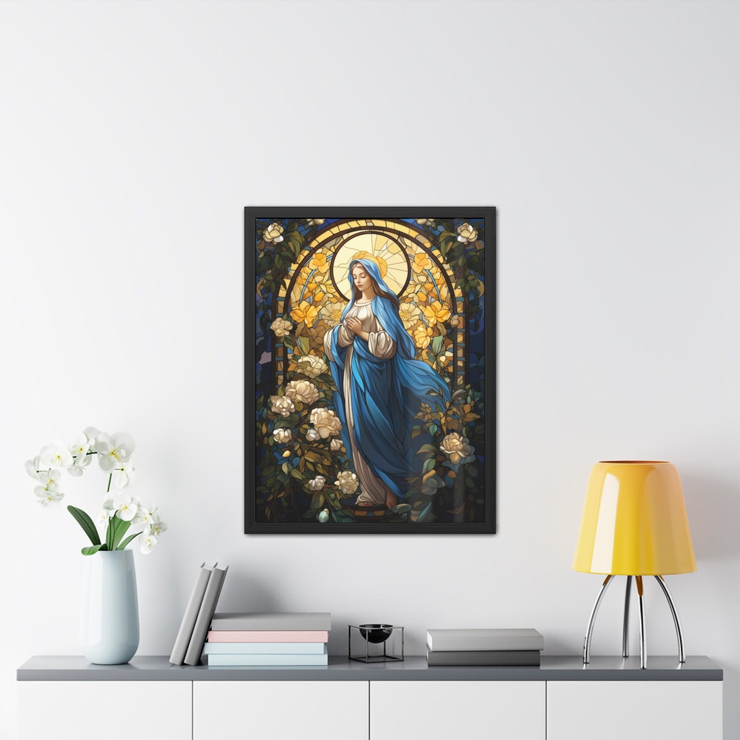 The Immaculate Conception Framed Poster, Wall Art, Catholic Art, US and ...