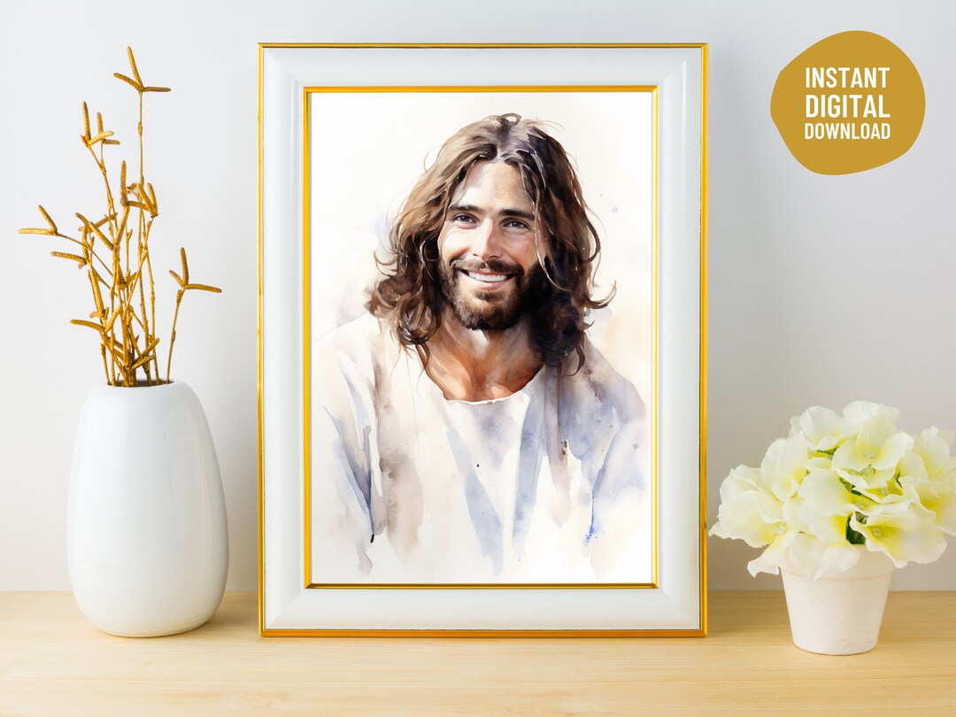 Jesus Printable, Christ Art, Picture, Canvas Art, Lord, Focus, Download ...