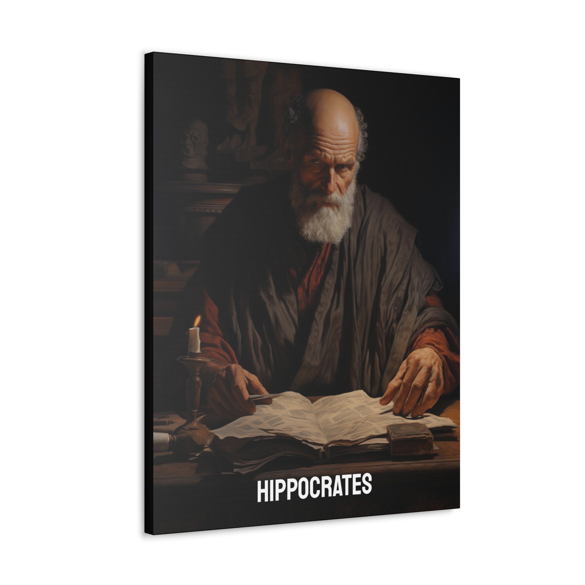 Hippocrates Painting the Father of Medicine Hippocrates of - Etsy