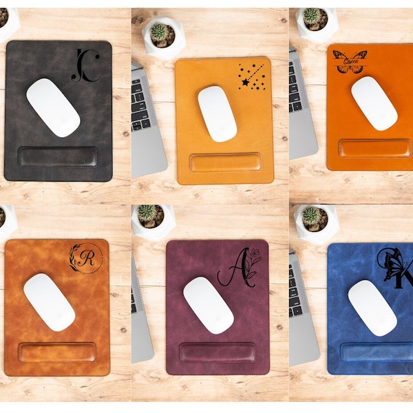 Leather Mouse Pad - Etsy