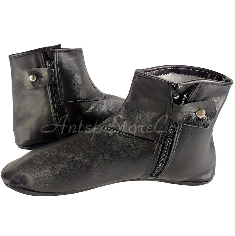 Handmade Leather Khuffain, Islamic Foot Warmer Prayer Socks, Waterproof ...
