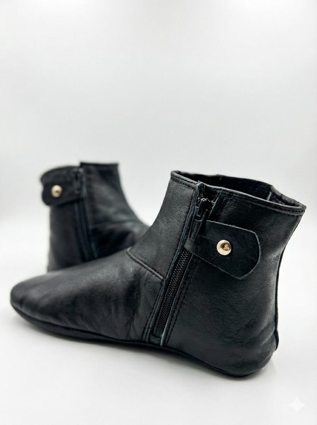 Leather Khuffain Socks: Islamic Winter Moccasins, Halal Prayer Footwear ...