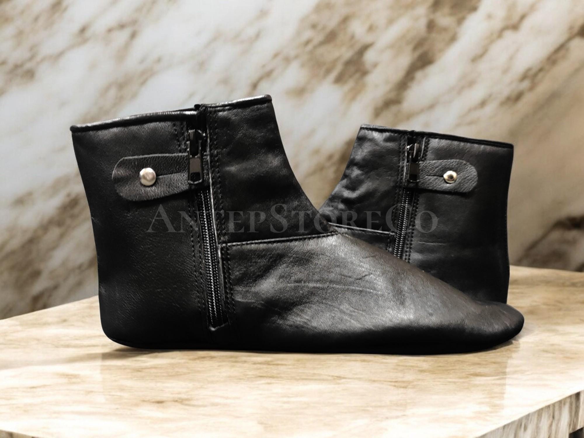 Islam Shoes Mest, Feet Warmer, Halal Slippers, Leather Sock, Islamic ...