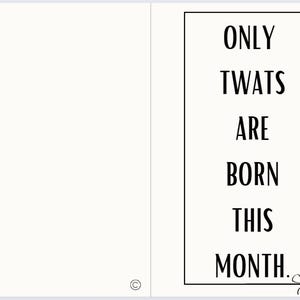 Insult Birthday Card / Digital Card/ Printable / Instant Download/ Funny ECARD / Humor Card ...