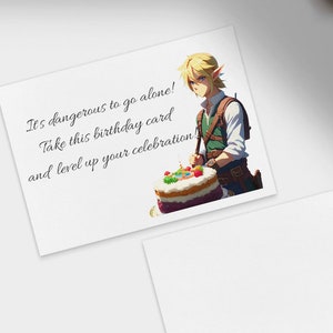 Birthday Cards / Legends of Zelda Cards / Digital/ Printable Cards ...