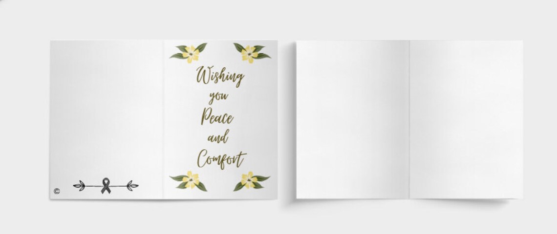 Sympathy Card / Digital Printable Cards / Mourning Cards / Suffering ...