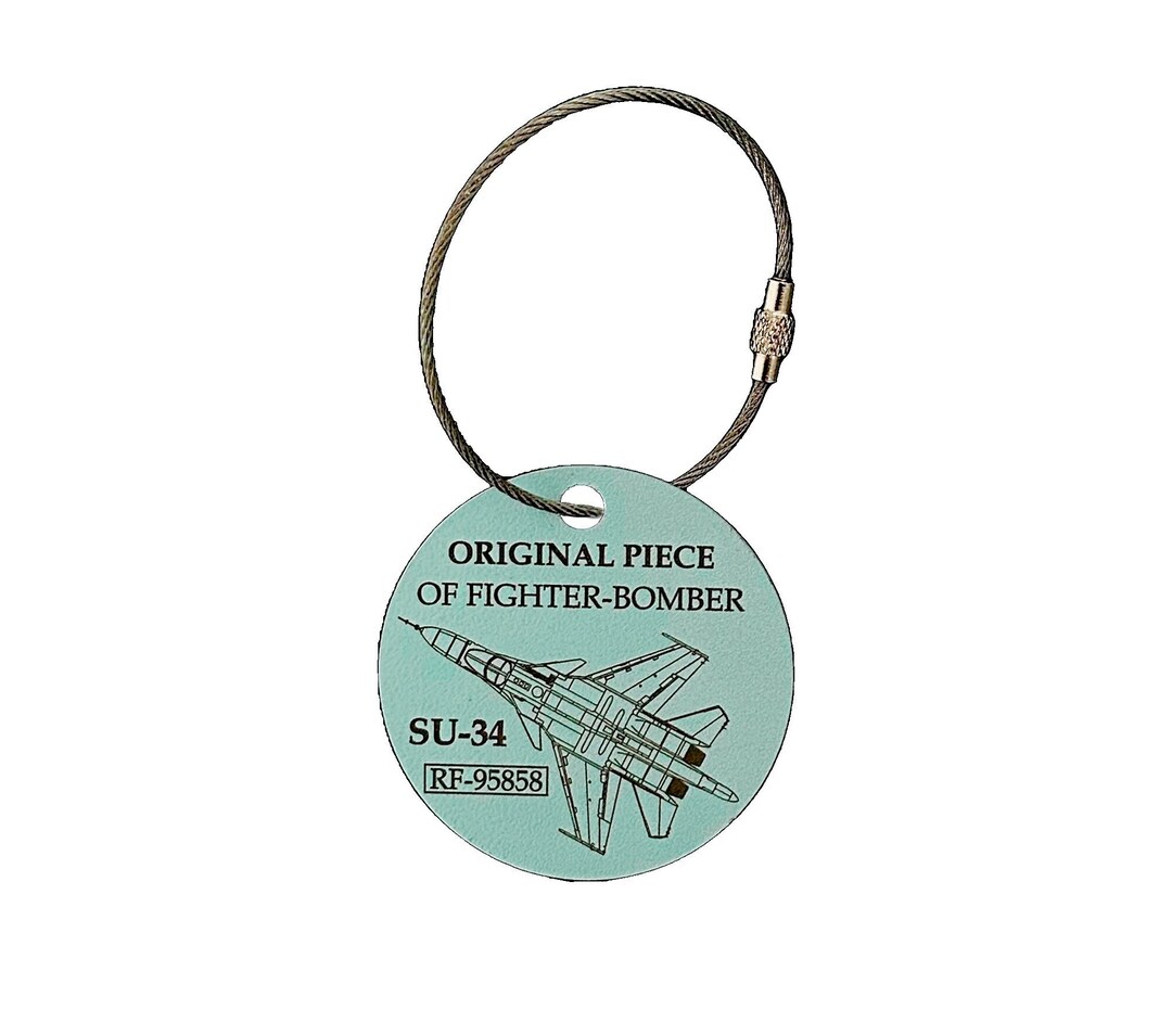 Aircraft Skin Keychain of Fighter-bomber Su-34 - Etsy