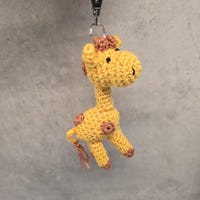 Giraffe Keychain/ Crochet Keychain/cute Amigurumi Keychain Handmade - Etsy