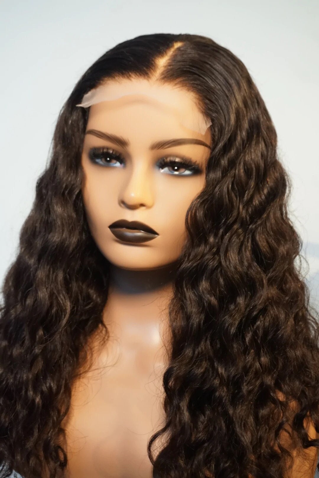 5 X 5 Ready to Wear Luxury Virgin Deep Wave Closure Wig - Etsy