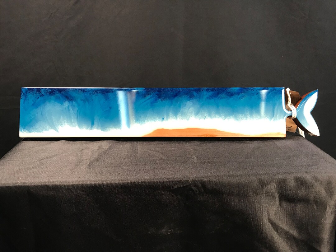 Resin Wave Fishtail Aperitif Presentation Board - Etsy
