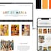 Artist Website Template, Squarespace Artist Website Template, Art Template, Creative Arts - Etsy