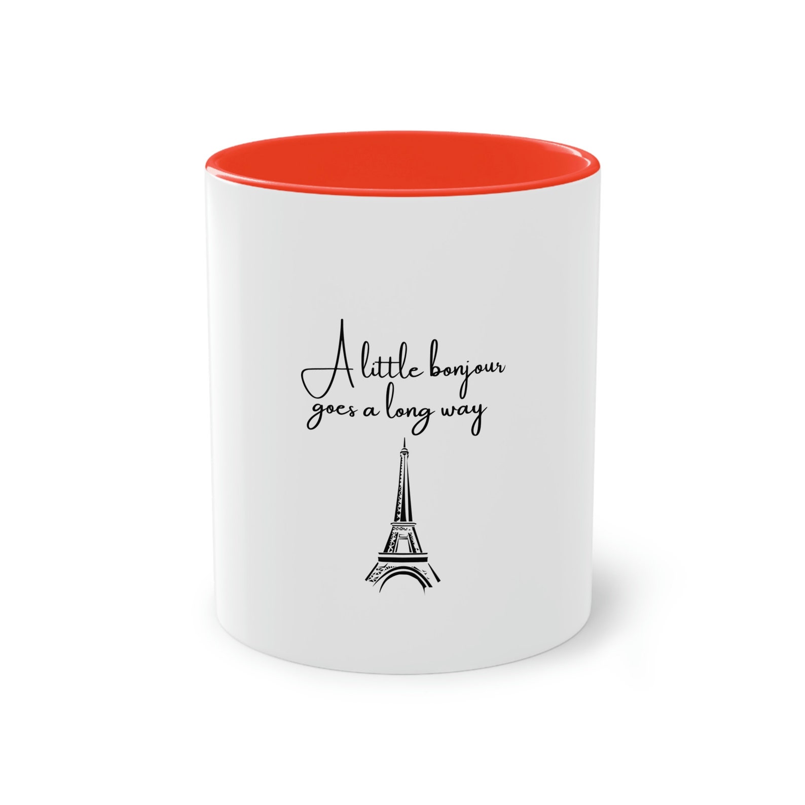 Emily in Paris Mug A Little Bonjour Goes a Long Way Paris Mug Eiffel ...