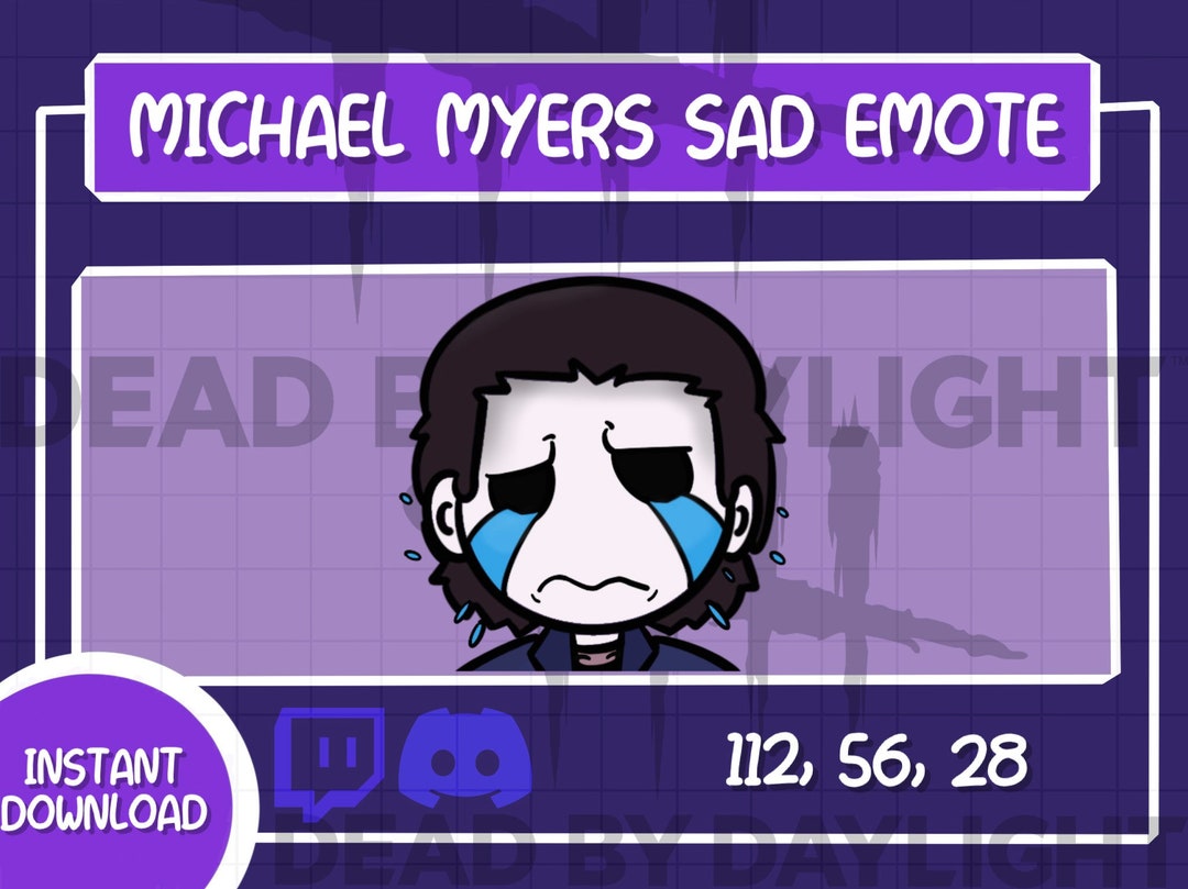 DBD Dead by Daylight Michael Myers Sad/crying Emote DBD Dead - Etsy