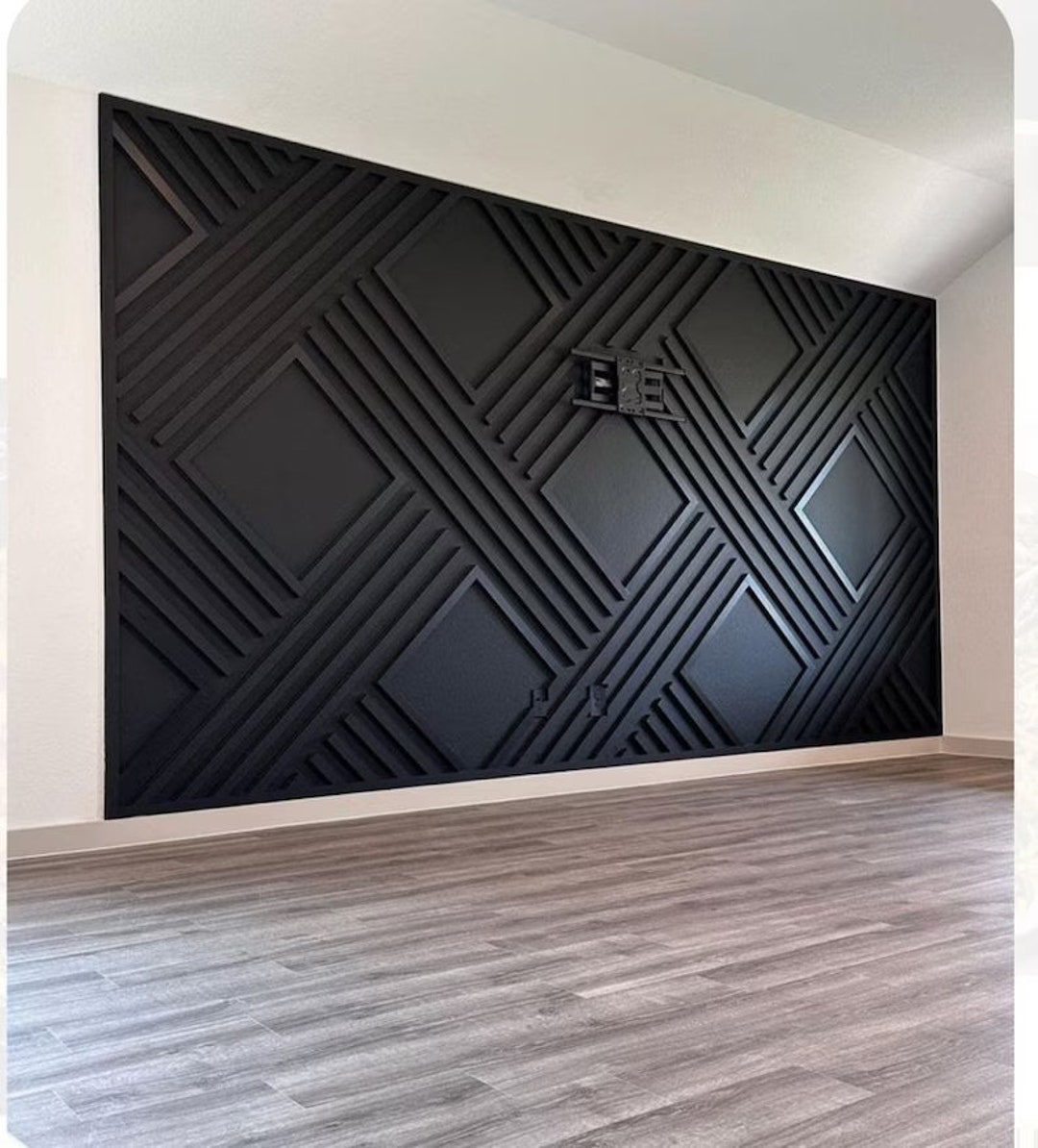 Design Service Only, the Custom-made Wall Molding Project We Completed ...