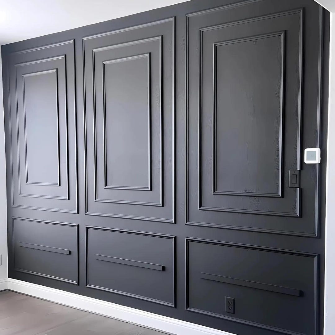 The Custom-made Wall Molding Project We Completed for Stephen - Etsy