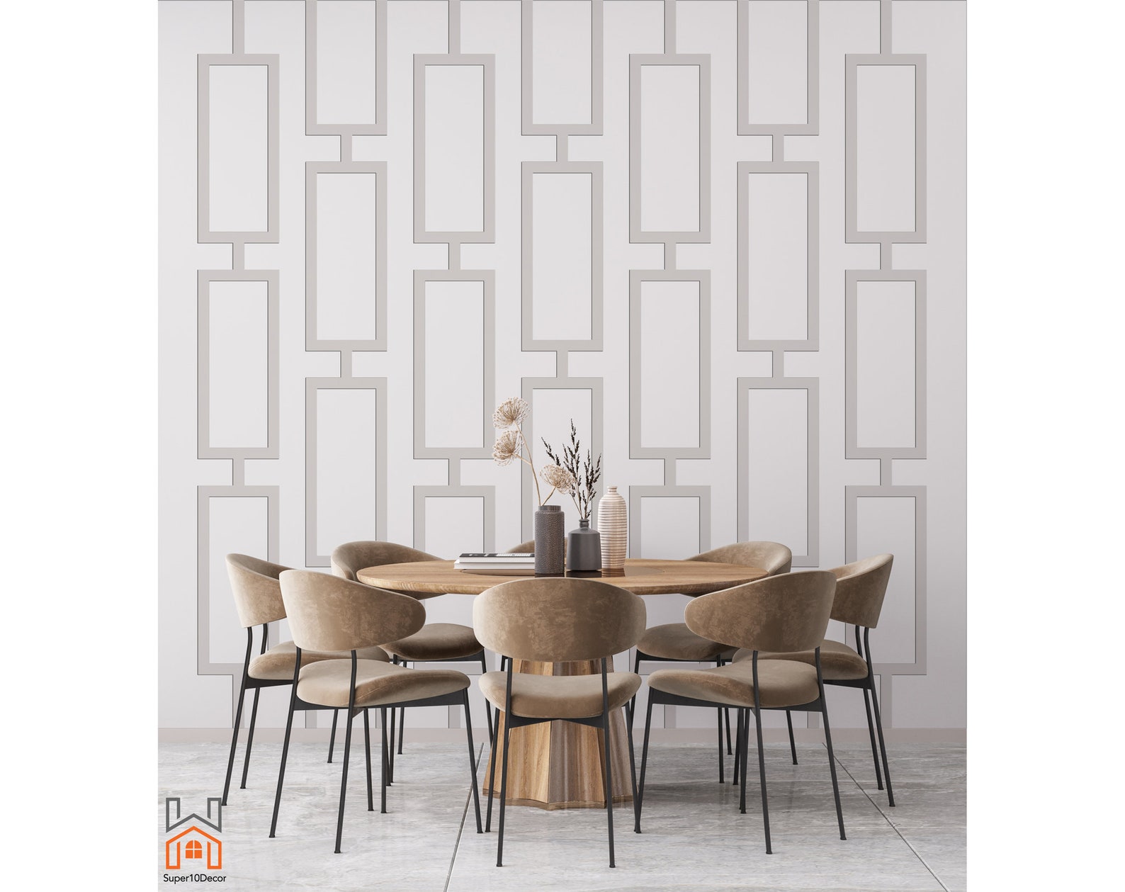 Custom Rectangular Wall Molding Panels – Decorative Polystyrene Trim ...