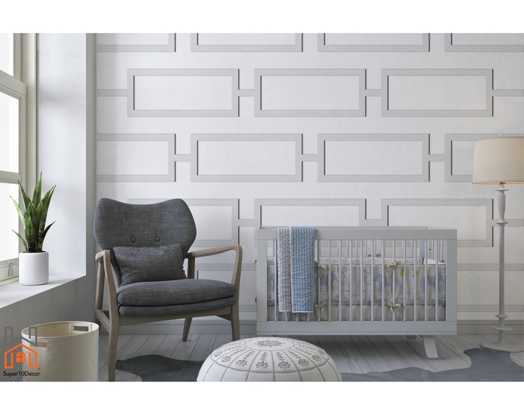 Wainscoting Wall Trim, Wall Lath, Wall Molding Kit, Wall Decor Molding ...