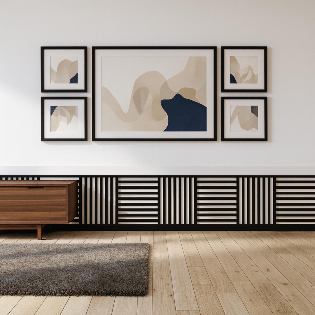 Striped Wainscoting Panel – Easy-to-install Polystyrene Wall Trim ...