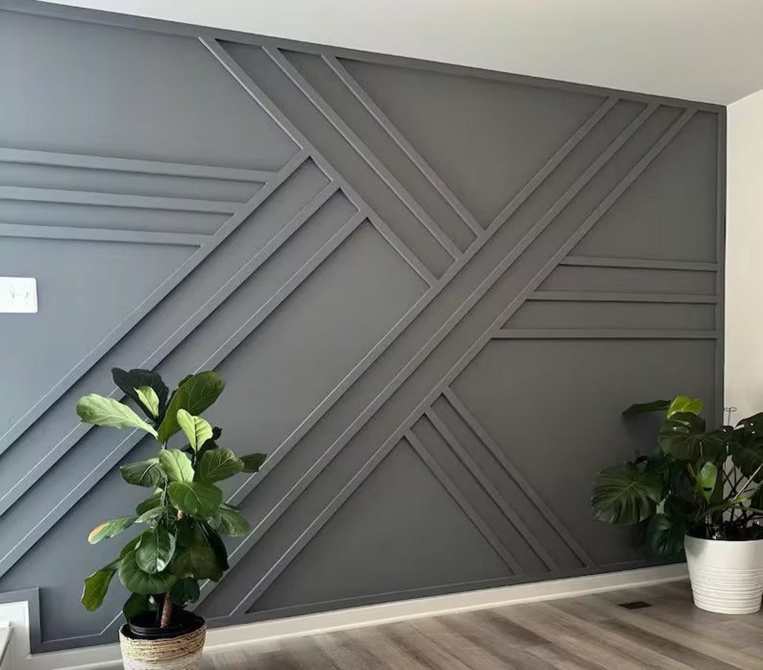 The Custom-made Wall Molding Project We Completed for Laurie Marble - Etsy