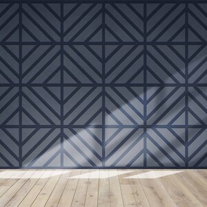 Grid Wall Molding Panel – Custom Polystyrene Trim With Diagonal ...