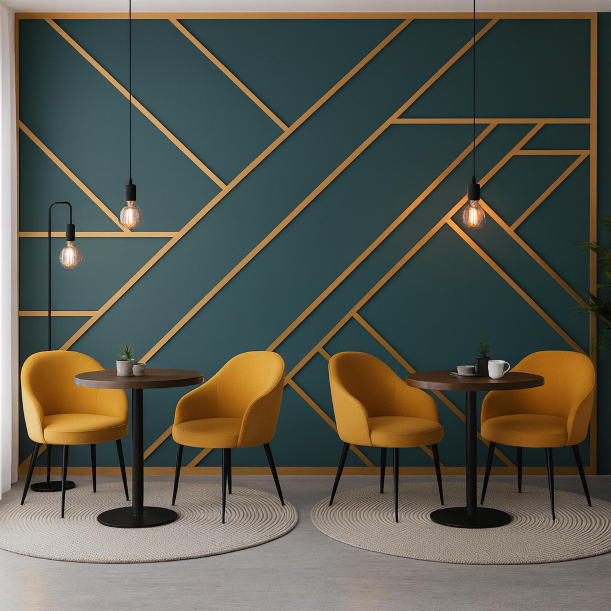 Custom Wall Panel Molding Kit | Diagonal Polystyrene Trim for Feature ...