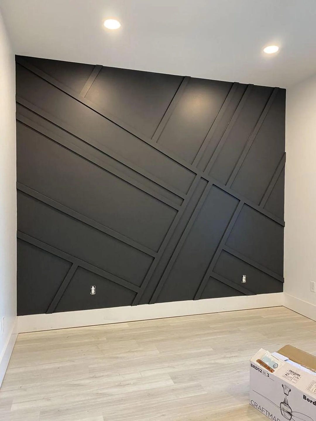The Custom-made Wall Molding Project We Completed for Erika - Etsy