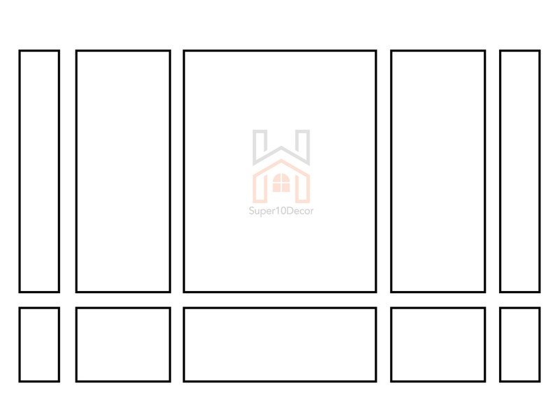 Wall Panel Ready-to-install Wall Moulding Package Wall Frame - Etsy