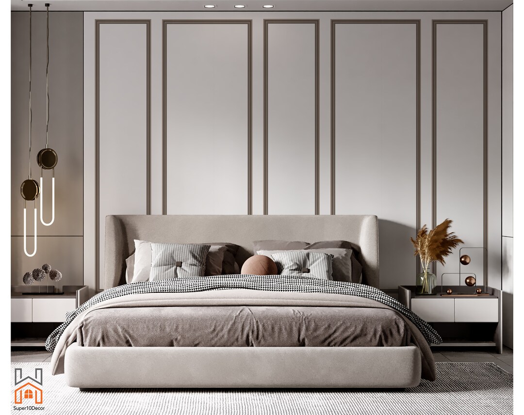 Wall Molding Package Ready to Assemble, Frame Paneling, Custom Trim ...