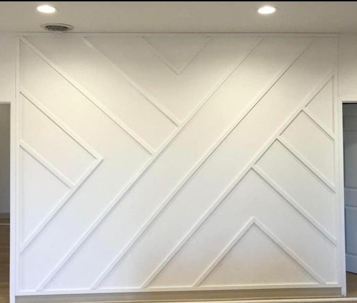 The Custom-made Wall Molding Project We Completed for Mason - Etsy