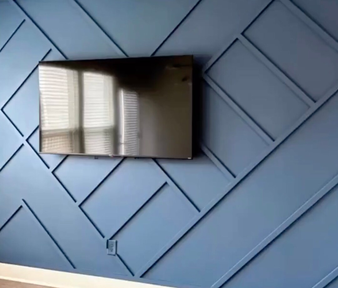 The Custom-made Wall Molding Project We Completed for Hayden Wirshba - Etsy