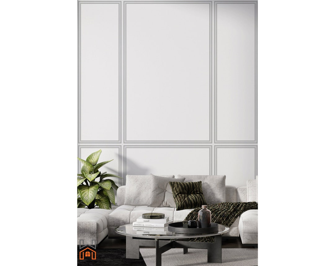 Wall Panel, Ready to Assemble Wall Molding Kit, Ready Cut Molding ...