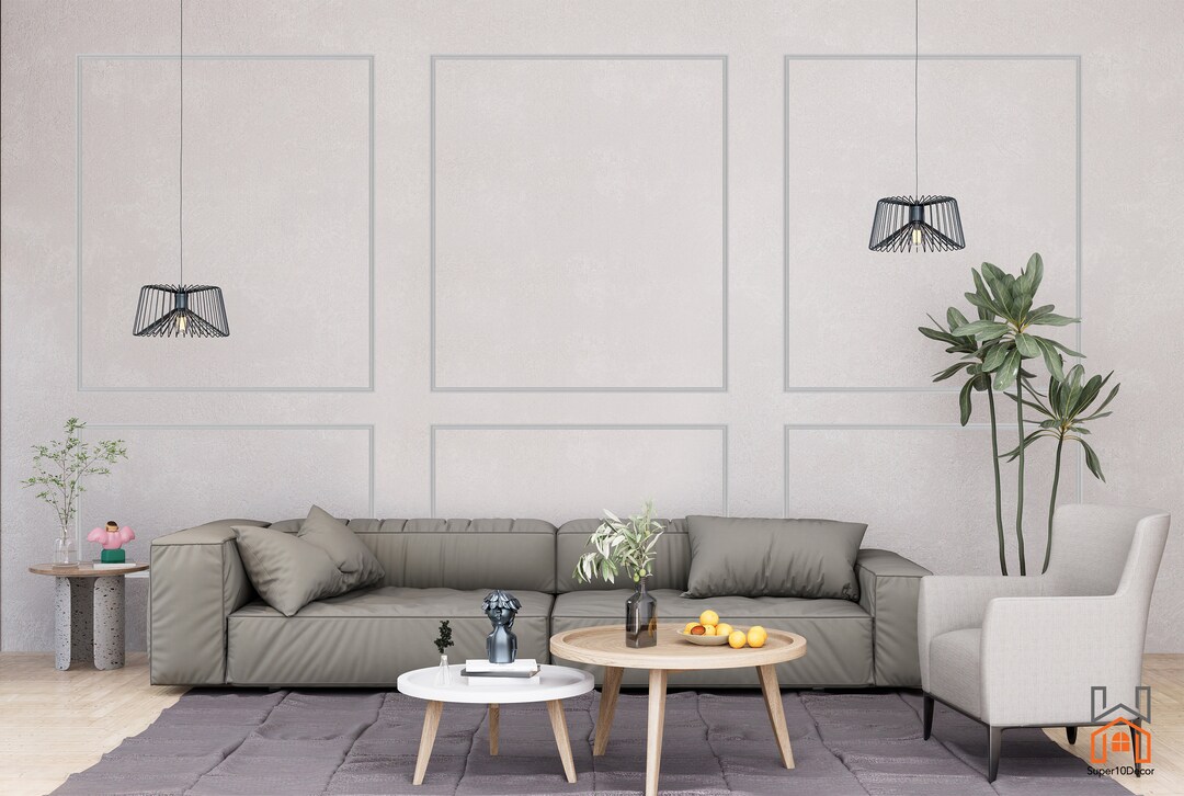 Wall Panel Decor, Panelling Kit, Pre-cut Wall Molding, Wainscoting ...