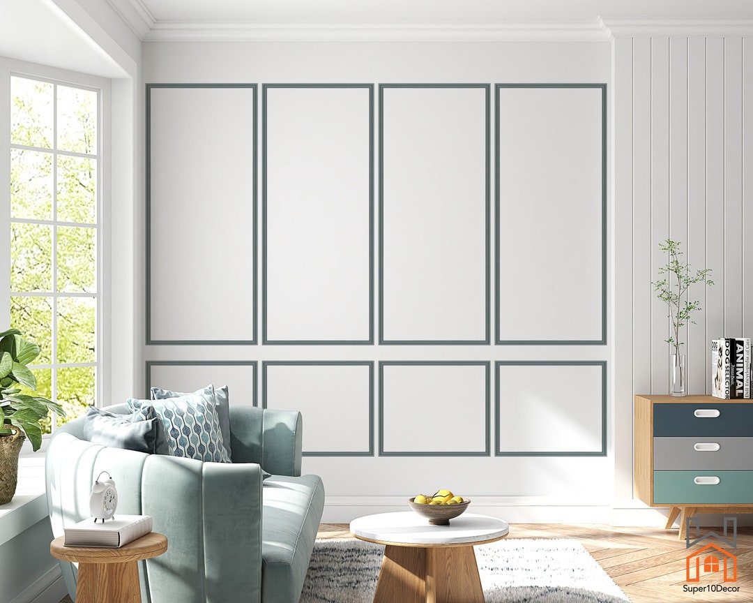 Molding for Wall, Wall Paneling, Wall Moulding Kit, Custom Wall Molding ...