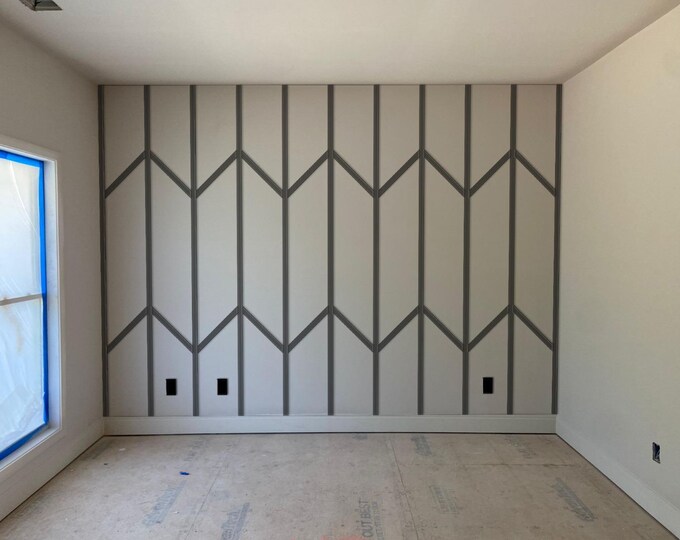The Custom-made Wall Molding Project We Completed for Amy Anton - Etsy