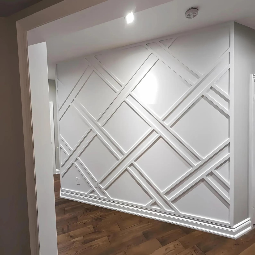 The Custom-made Wall Molding Project We Completed for J France - Etsy